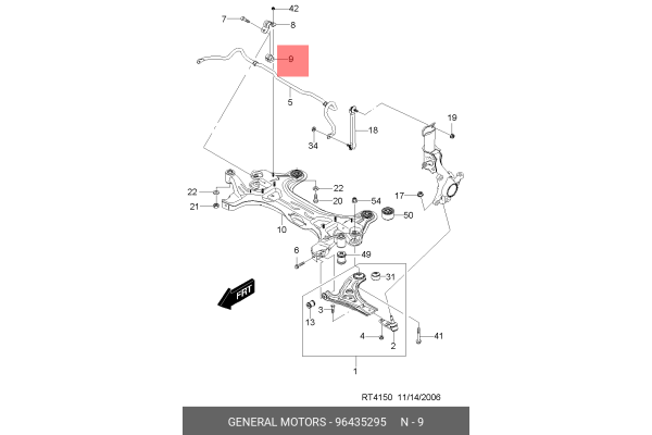 CHEVROLET 96435295 42589352,96870461