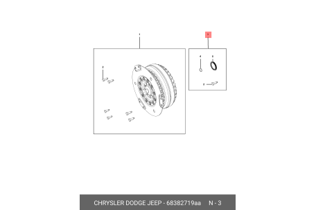 CHRYSLER 68382719AA 68382719AA
