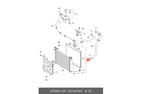 Hyundai / KIA 2531007000 2531007000