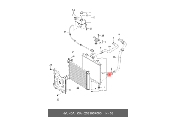 Hyundai / KIA 2531007000 2531007000