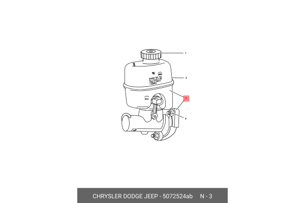 CHRYSLER 05072 524AB 05072 524AB