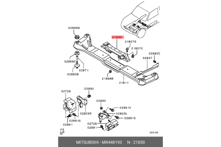 MITSUBISHI MR448193 2910A078,MR448193