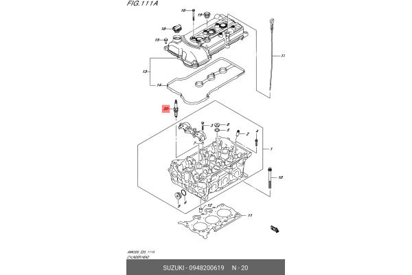 SUZUKI 09482-00619 09482-00619