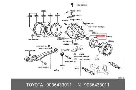 TOYOTA 90364-33011 90364-33011