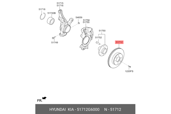 KIA 51712-G6000 51712-G6000