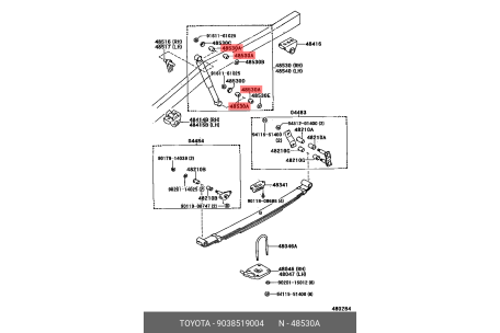 TOYOTA 90385-19004 90385-19003
