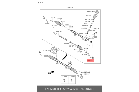 KIA 56820-A7500 56820-A7000,56820-A7500,56820-A7000
