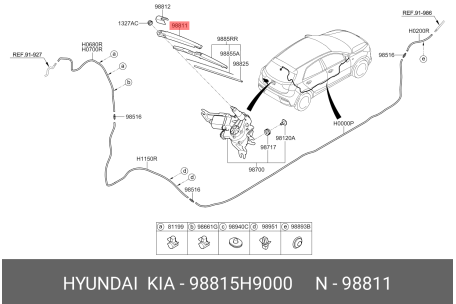 Hyundai / KIA 98815-H9000 98815-H9000