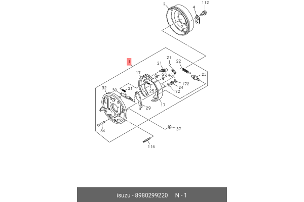 ISUZU 8980299220 8980299220