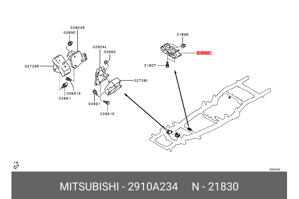 MITSUBISHI 2910A234 2910A234