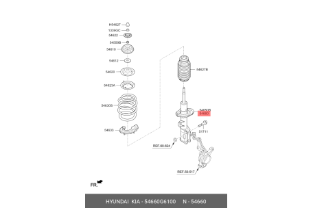 KIA 54660-G6100 54660G6100,54660-G6100
