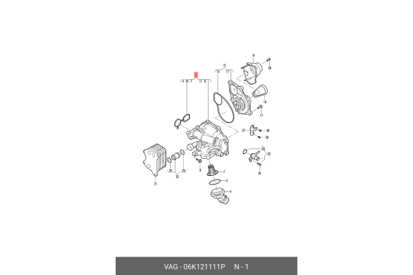 VOLKSWAGEN 06K121111P 06K121111P