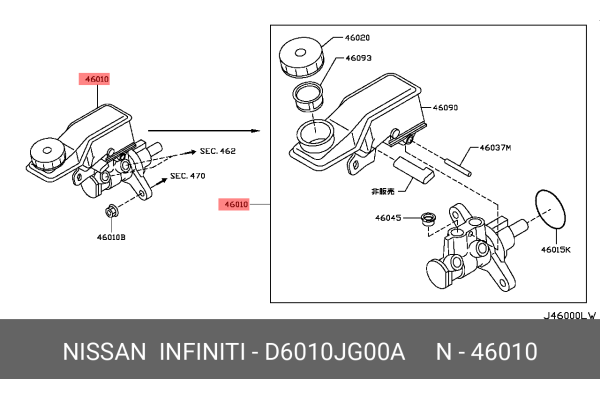 NISSAN D6010-JG00A D6010-JG00A