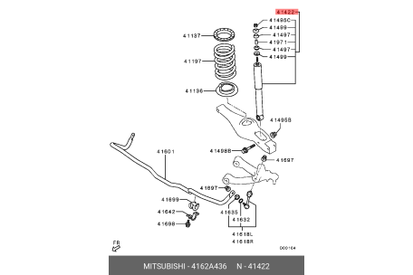 MITSUBISHI 4162A436 4162A436,4162A127