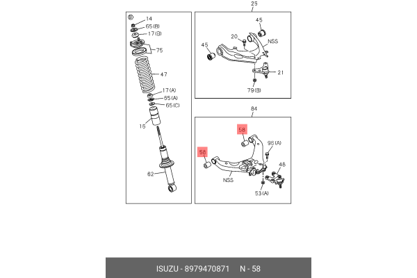 ISUZU 8-97947-087-1 8-97947-087-1
