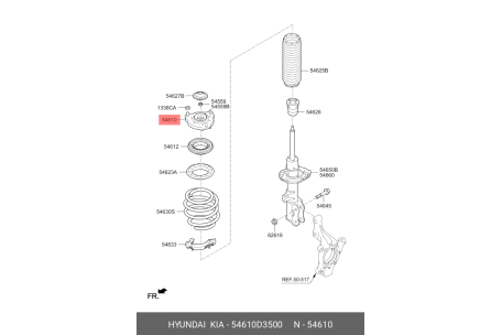 KIA 54610-D3500 54610-D3000,54610-D7000,54610-D5000,54610-D3500,54610 ...