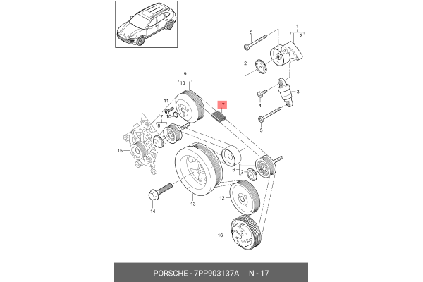 PORSCHE 7PP 903 137 A 7PP 903 137 A
