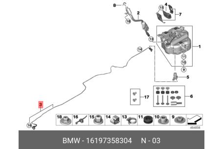 BMW 16197358304 16197358304