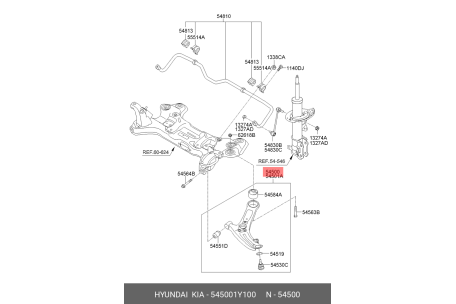 KIA 54500-1Y100 54500-1Y100,54500-1Y000