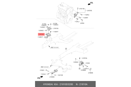 Hyundai / KIA 21810-D3200 21810-D3100,21810-D7000,21810-D3200