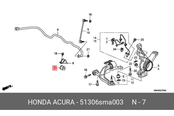 HONDA 51306-SMA-003 51306-SMA-003,51306-SMB-003