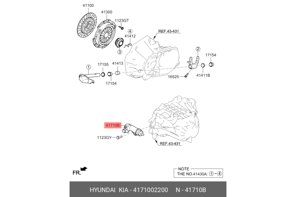 KIA 41710-02200 41710-02200