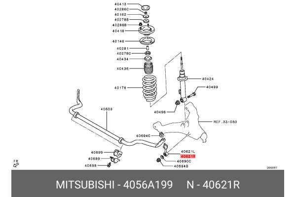 MITSUBISHI 4056A199 4056A199,6000605890