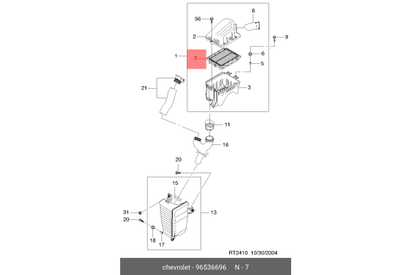 GM 96536696 96536697,96536696,19653-6696,69536697