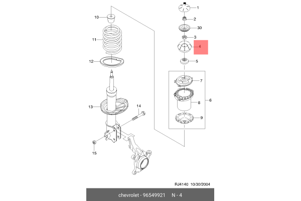 GM 96549921 96549921,93731583,41710-85Z00