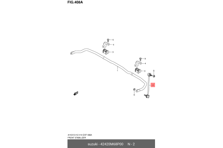 SUZUKI 42420-M68P00 42420-M68P00,42420-53R01