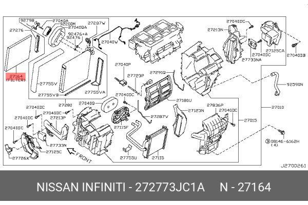 NISSAN 27277-3JC1A 27277-3JC1A