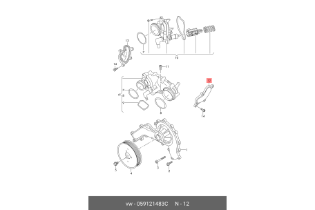 VOLKSWAGEN 059121483C 059121483C