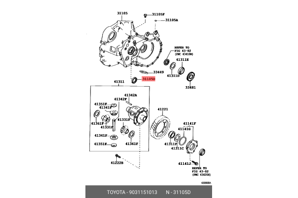 TOYOTA 9031151013 9031151013