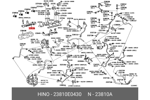 HINO 23810E0430 23810E0430