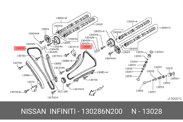 NISSAN 13028-6N200 13028-6N200