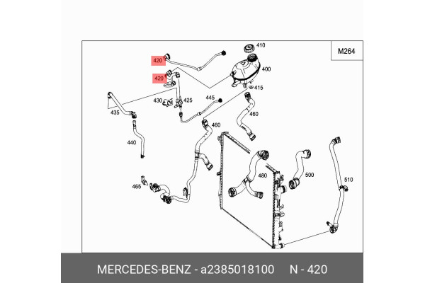 MERCEDES-BENZ A2385018100 A2385018100
