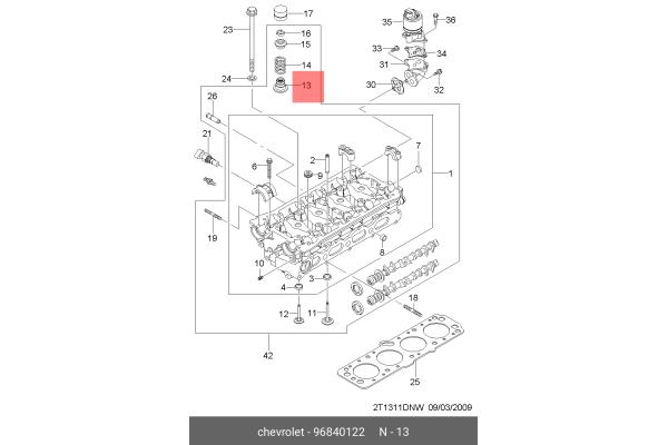 GM 96840122 93353035,96840122
