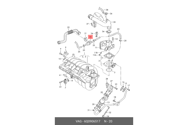 VOLKSWAGEN 6Q0906517 6Q0906517