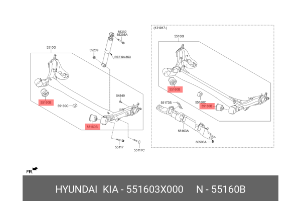 HYUNDAI 55160-3X000 55160-3X000,55160-3X000