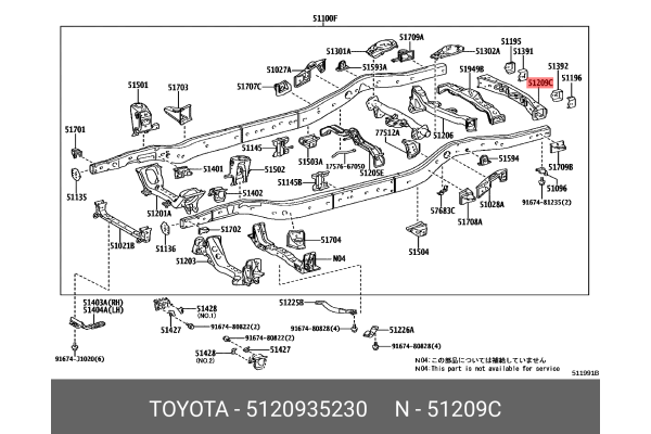 TOYOTA 5120935230 5120935230