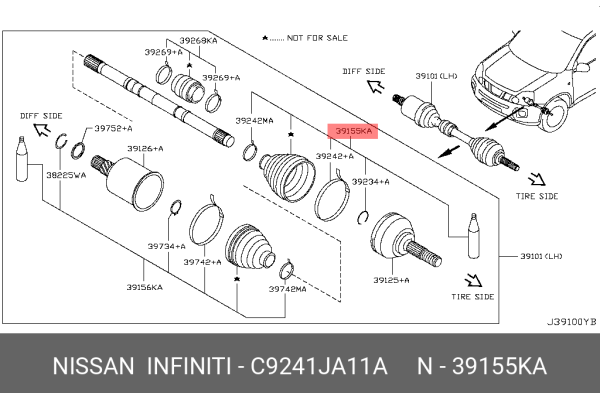 NISSAN C9241-JA11A C9241-JA11A