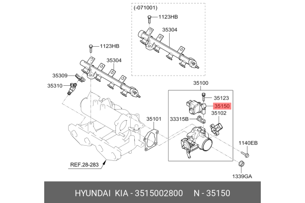 Hyundai / KIA 3515002800 3515002800