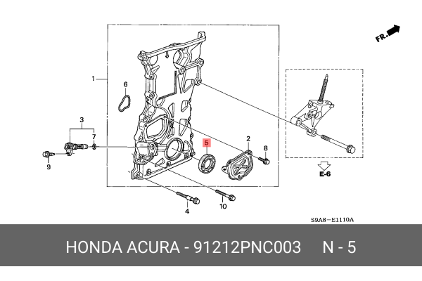 HONDA 91212PNC003 91212PNC003