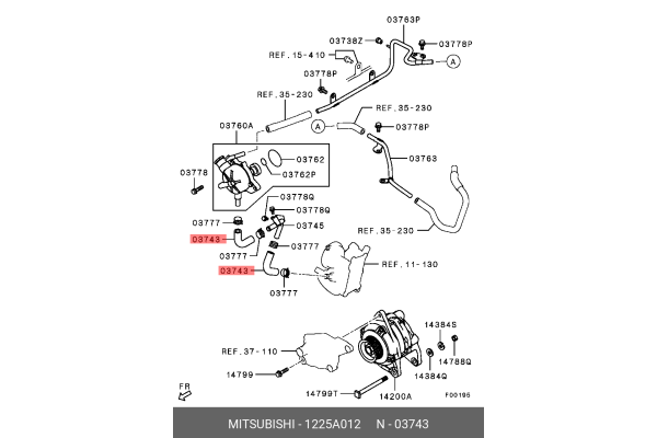 MITSUBISHI 1225A012 1225A012