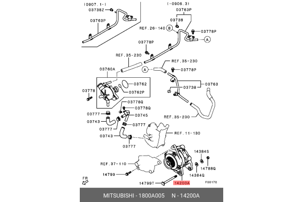 MITSUBISHI 1800A005 1800A005
