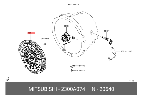 MITSUBISHI 2300A074 2300A074