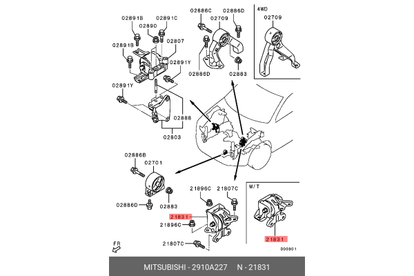 MITSUBISHI 2910A227 2910A227