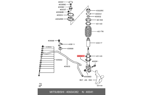MITSUBISHI 4060A382 4060A382,4060A397