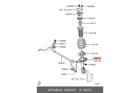 MITSUBISHI 4060A621 4060A669,4060A587