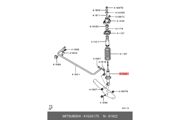 MITSUBISHI 4162A175 4162A036